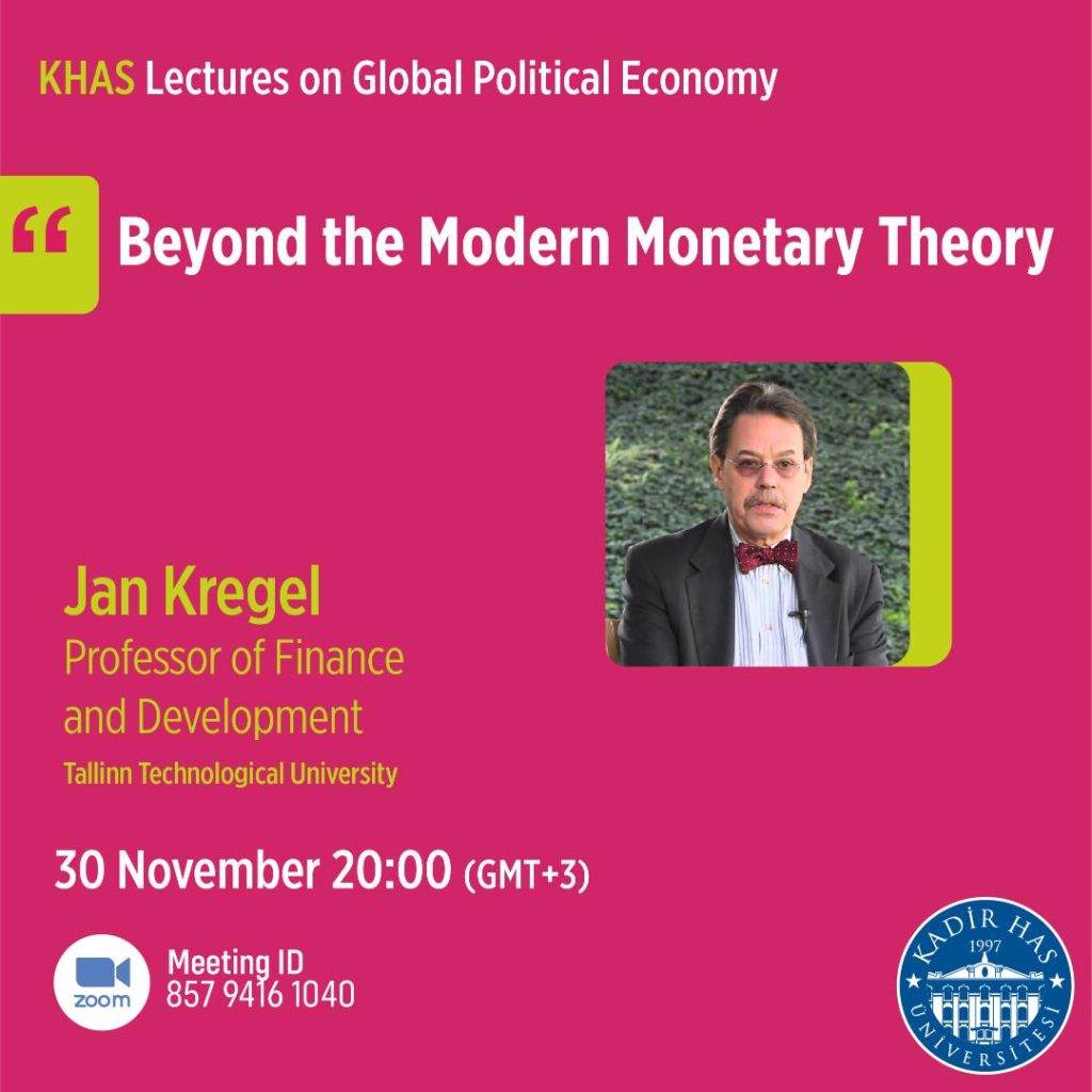 KHAS Presentation on MMT - Jan Kregel